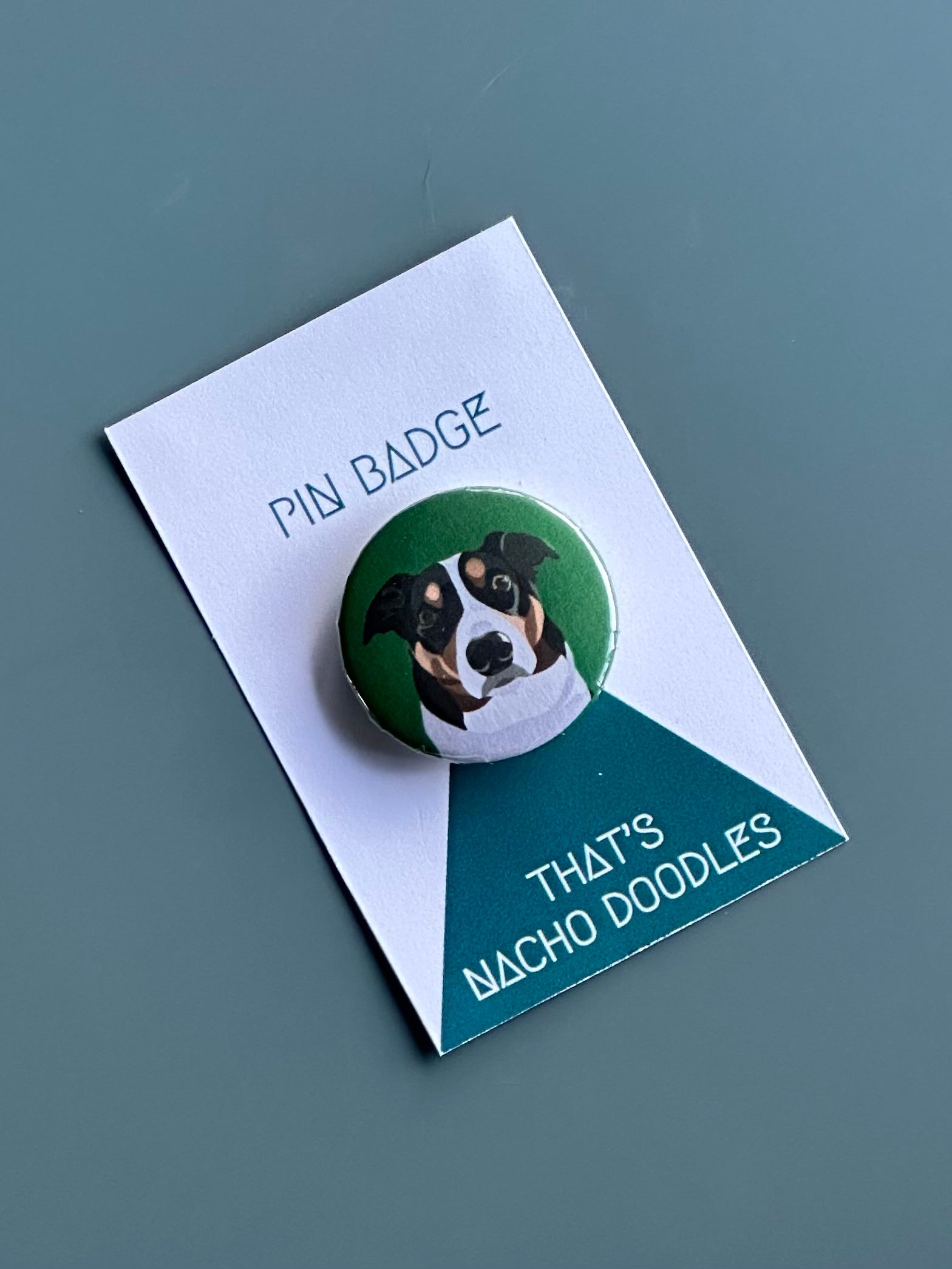 BORDER COLLIE Badge – That’s Nacho Doodles